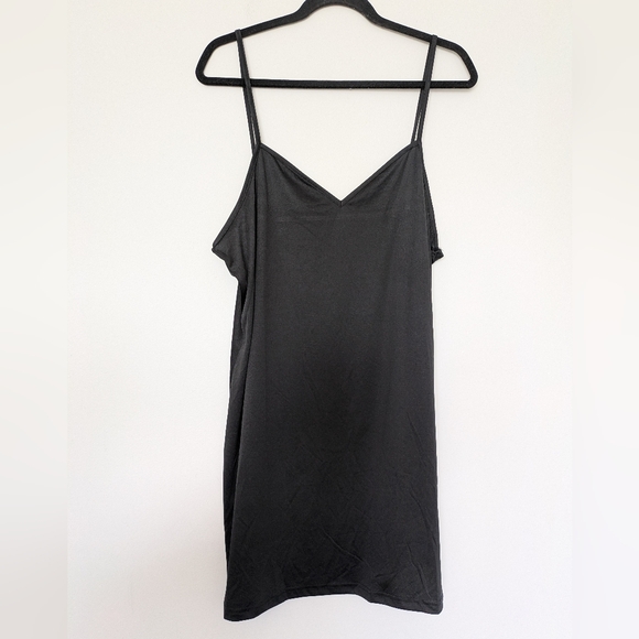 River Island | Dresses | River Island Cami Mini Slip Sz L Black | Poshmark